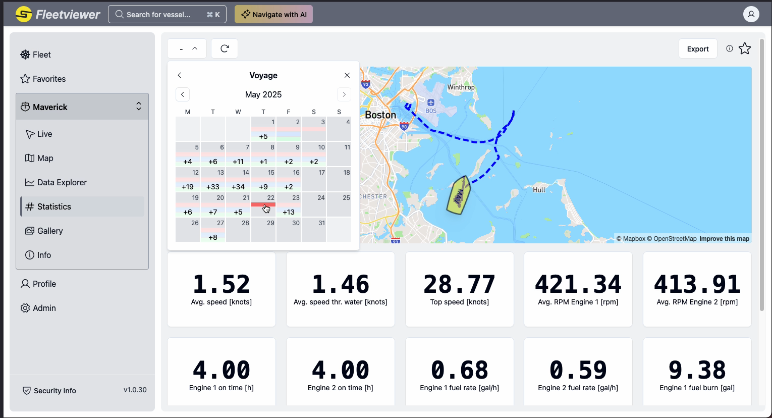 FleetViewer: Real-Time Maritime Fleet Monitoring & Analysis